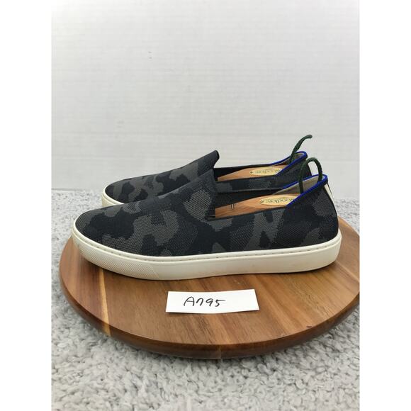 Rothy's | Shoes | Rothys The Original Slip On Sneaker Gray Camo Casual ...